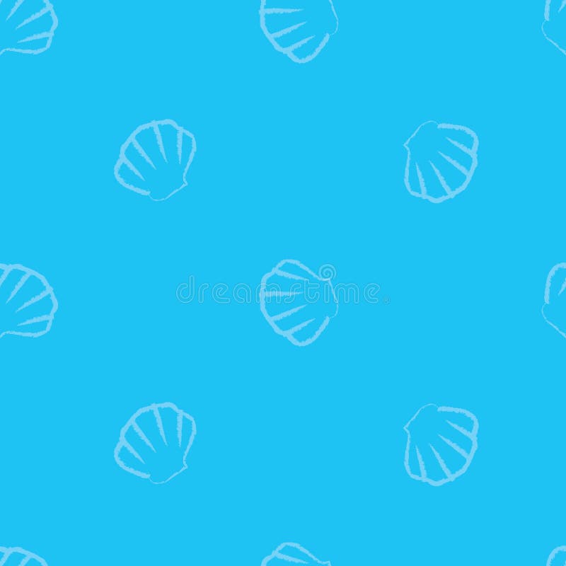 Seashell Background. Vector Illustration Decorative Design Stock Vector ...