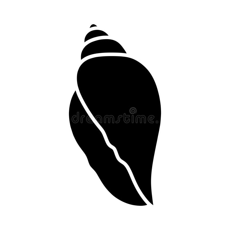 Seashell Icon Vector. Shell Illustration Sign. Sea Life Symbol or Logo ...