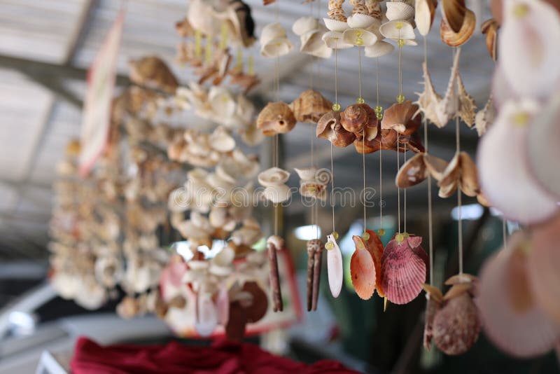 Seashell stock photo. Image of pattern, handmade, curtain - 107881240