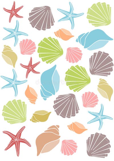 Cute Pink Seashell Stock Illustrations – 1,772 Cute Pink Seashell Stock ...