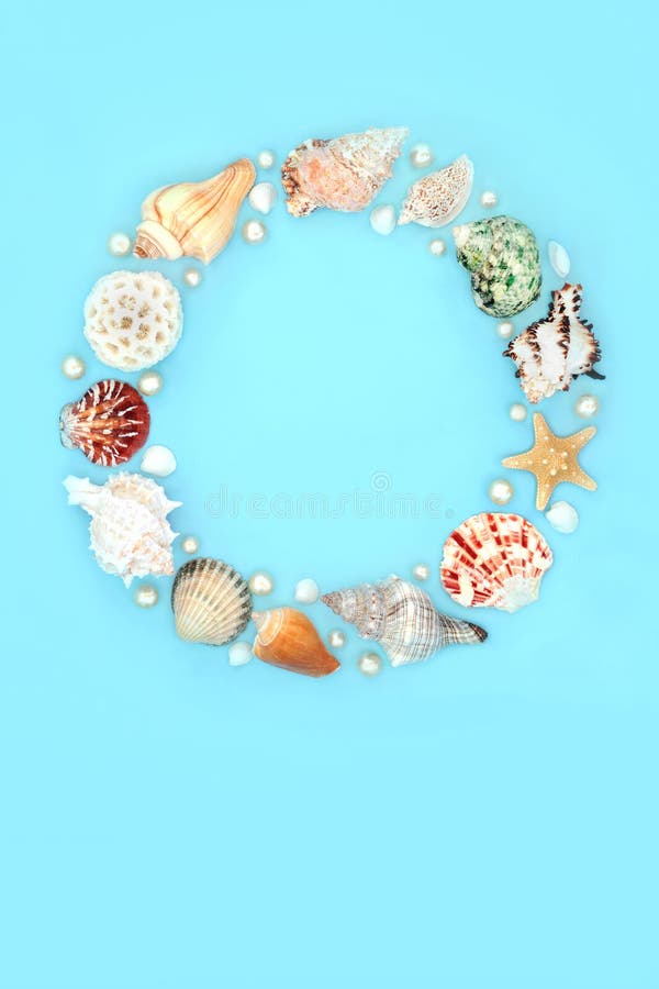 Oyster Pearl Abstract Wreath Stock Photos - Free & Royalty-Free Stock ...