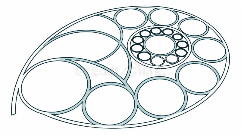 Seashell Spiral Outline. Nature Pattern, Organic Shape, Marine Life ...