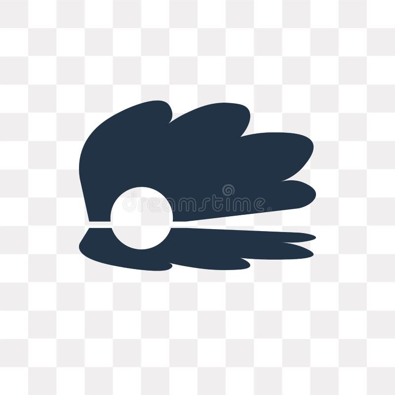 Seashell Vector Icon Isolated on Transparent Background, Seashell ...