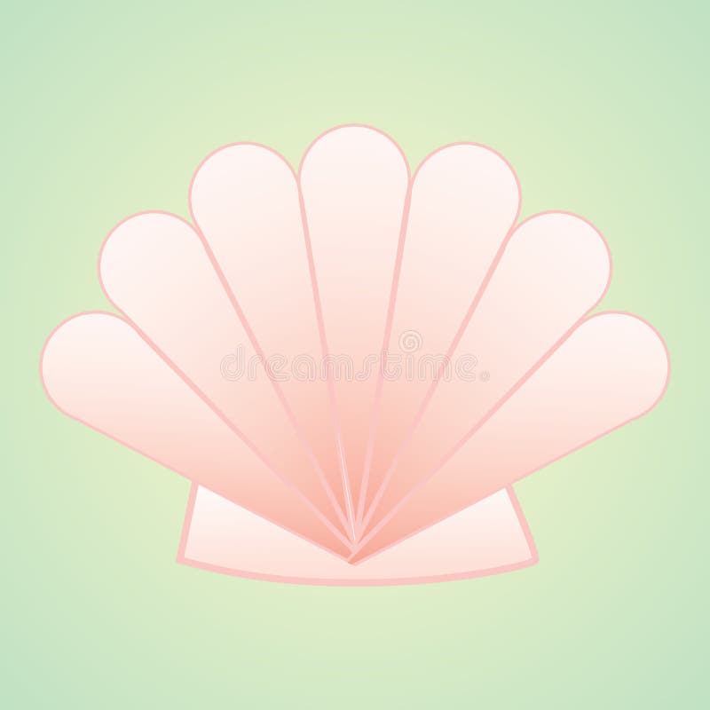 Seashell. Vector Illustration Decorative Design Stock Vector ...