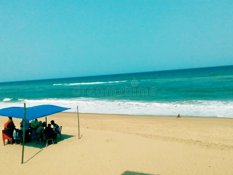 Seashore stock photo. Image of side, looking, beach - 124534162