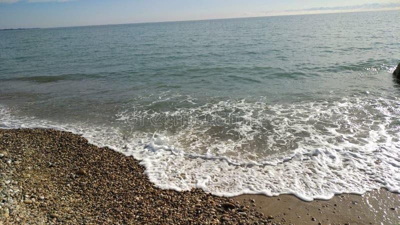Seashore with a Beautiful View Stock Photo - Image of relax, beautiful ...