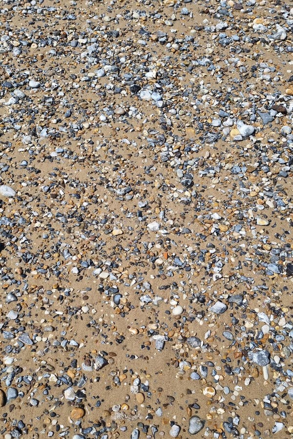 Seashore Pebbles and Sand Texture for Background Design Stock Photo ...