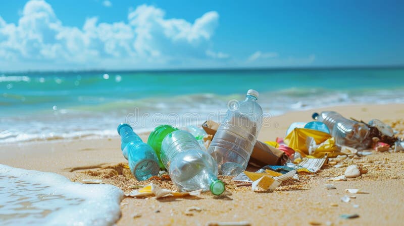 Littered Beach Stock Illustrations – 711 Littered Beach Stock ...