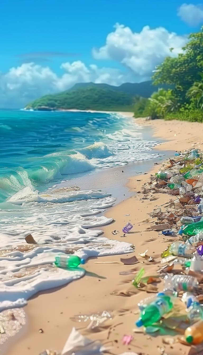 Littered Beach Stock Illustrations – 469 Littered Beach Stock ...