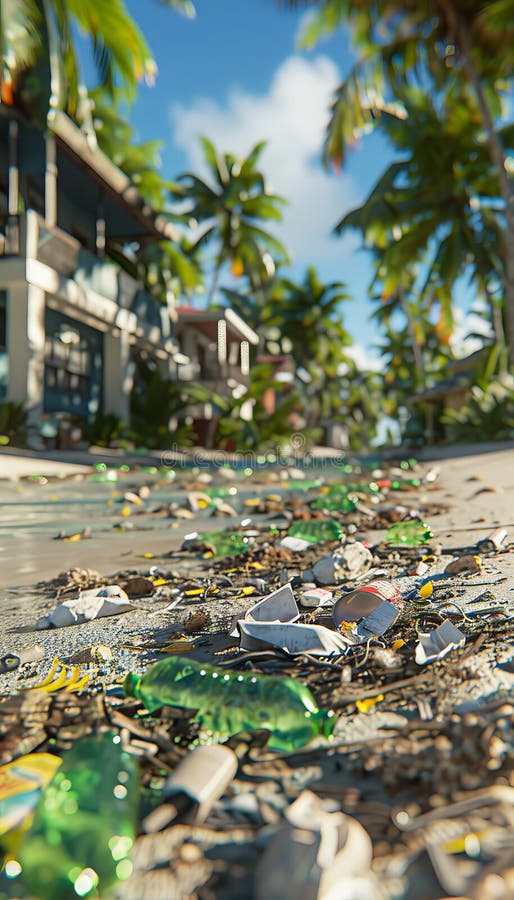 Littered Beach Stock Illustrations – 580 Littered Beach Stock ...