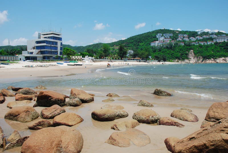 Seashore resort stock illustration. Illustration of resort - 7675197