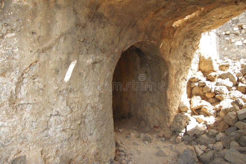 Seashore Ruins on St. Nicholas Island - Gemiler Island, Turkey Stock ...