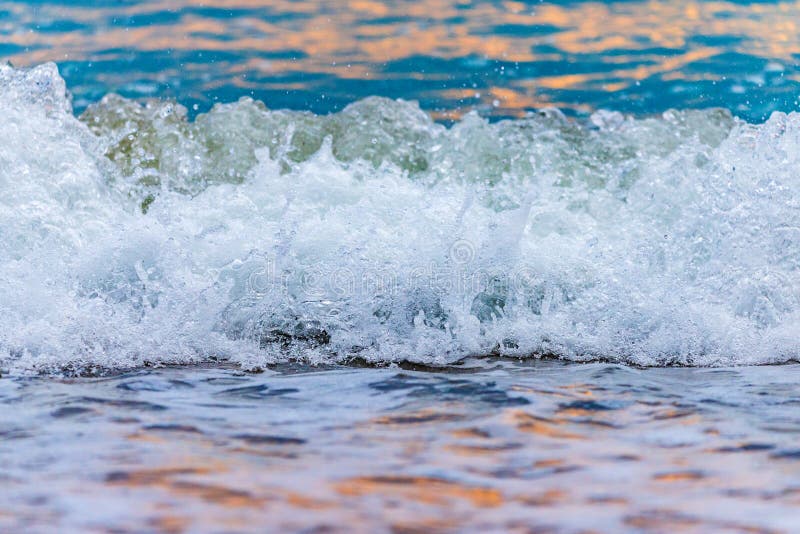 Seashore on Stone Beach. Close Up View Stock Photo - Image of coast ...