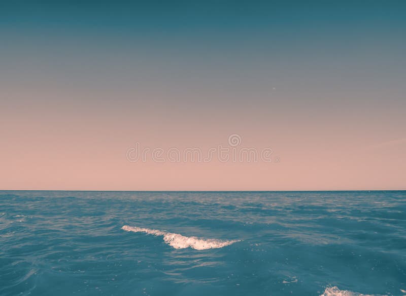 Seashore Stormed with Dramatic Clouds, Nature Stock Photo - Image of ...