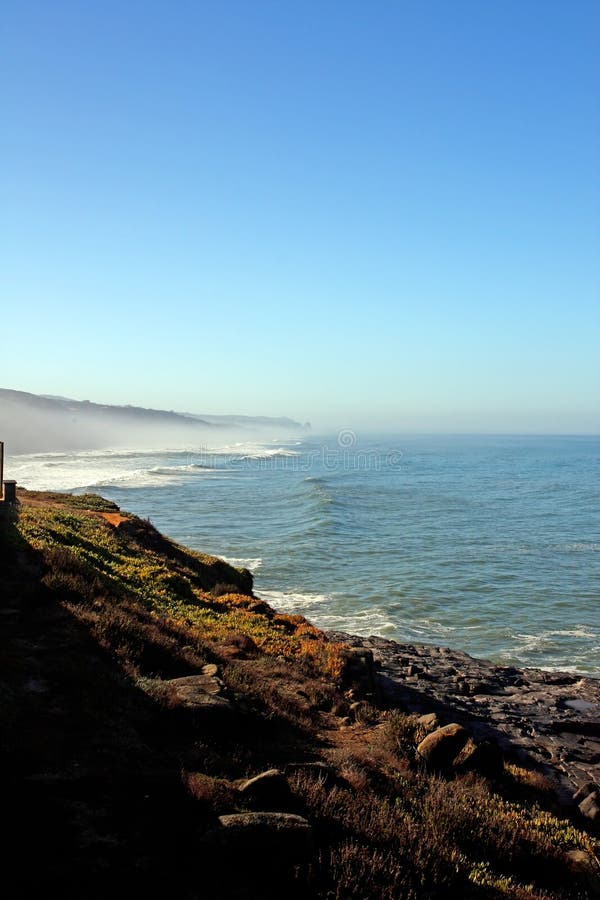 Seashore view stock photo. Image of horizon, portugal - 7253430