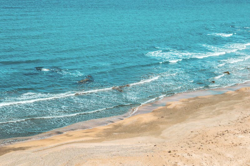 View on the beach stock image. Image of aqua, texture - 129181271