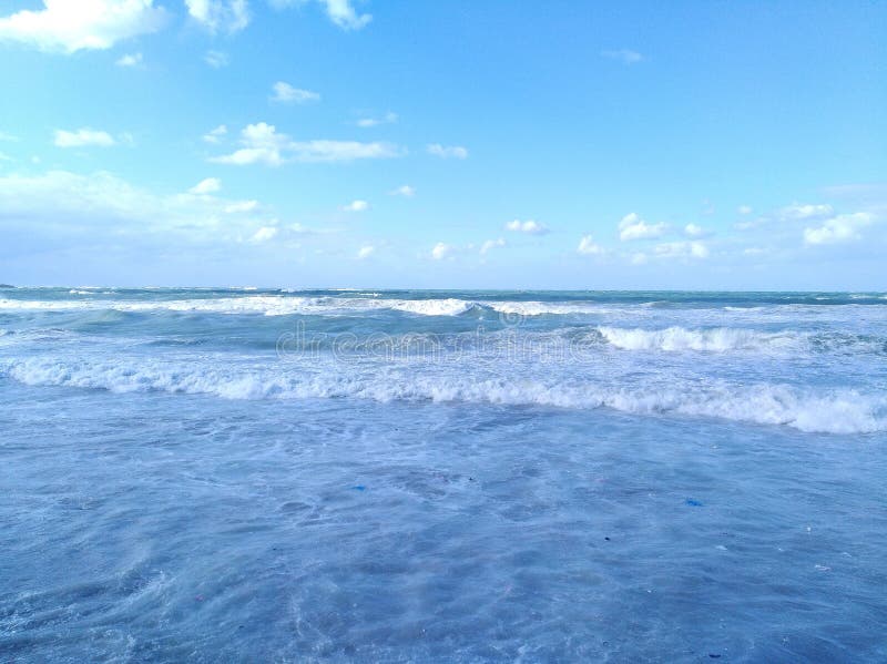Seashore View with Sky in Alexandria Stock Photo - Image of evening ...