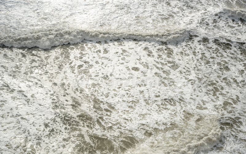 Wind Waves in the Sand on the Beach. Stock Photo - Image of barcelona ...