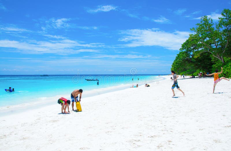 Seaside editorial image. Image of paradise, person, atmosphere - 95989745