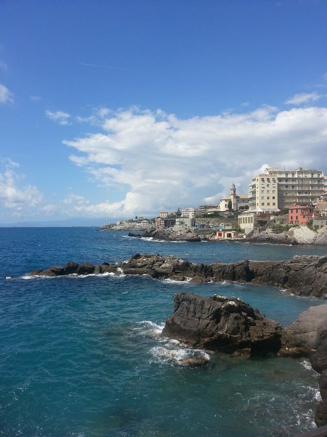 Seaside stock image. Image of water, seaside, shore, city - 47592077