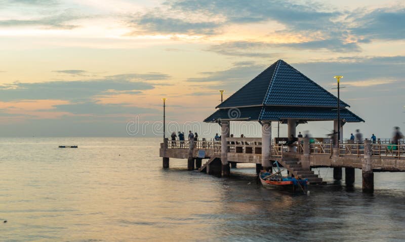 Seaside Buildings of Thailand Stock Photo - Image of relax, building ...