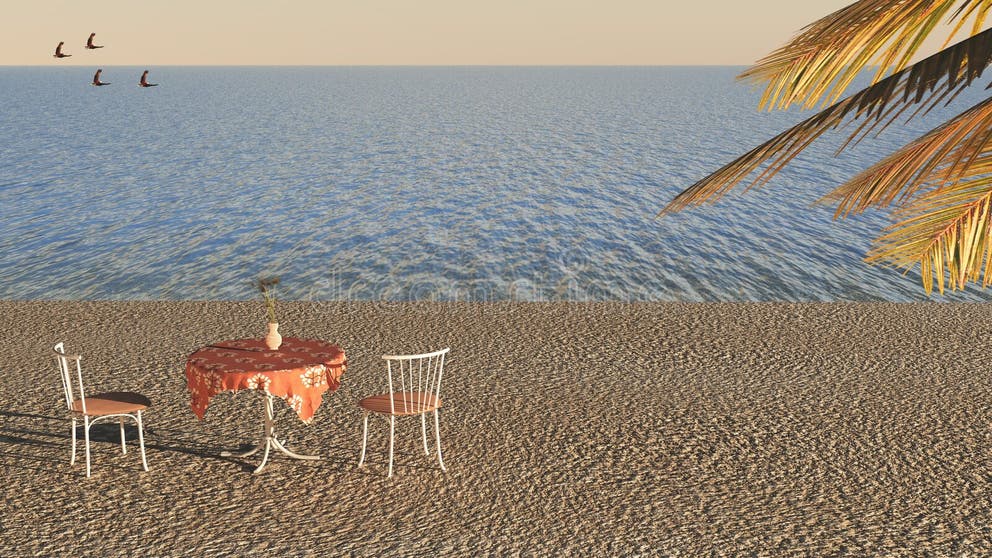 Restaurant Seaside Table Stock Illustrations – 317 Restaurant Seaside ...