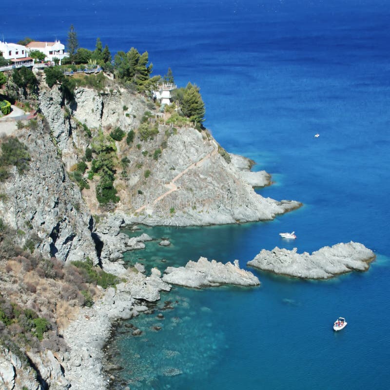Seaside in calabria stock image. Image of cliff, beach - 18789945
