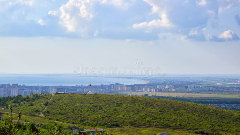 The Seaside City of Anapa Top View Stock Image - Image of luxury ...