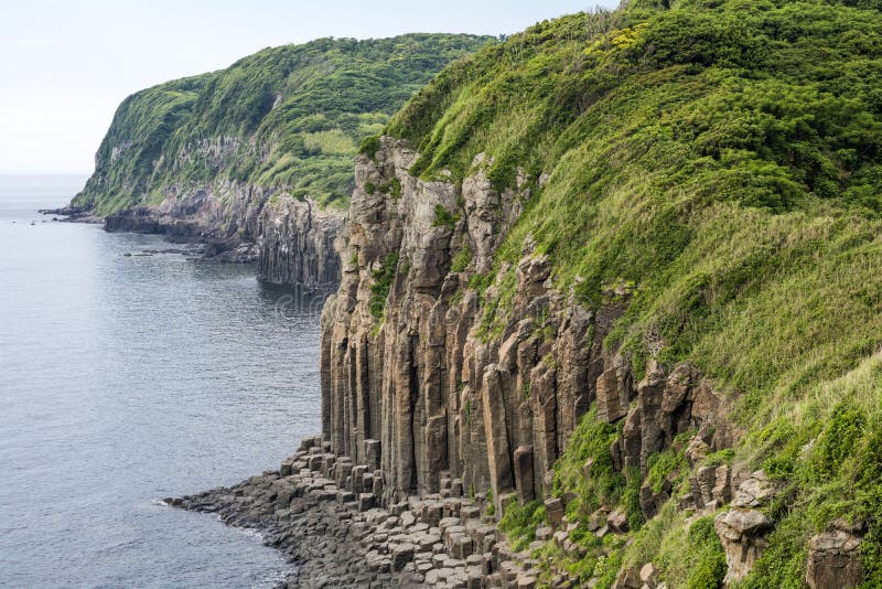 Seaside cliff stock image. Image of asia, scape, japan - 66978913
