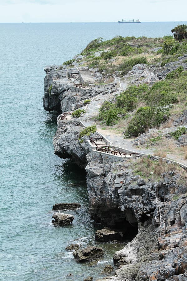 Seaside cliffs stock photo. Image of cliffs, landscape - 45117872