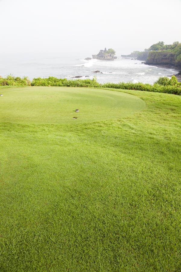 Seaside Golf Course, Bali, Indonesia Stock Image - Image of golf, side ...