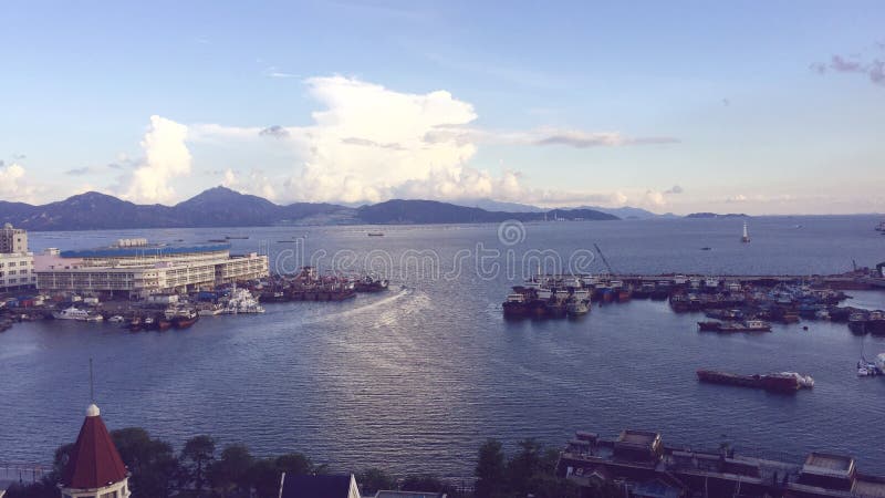 Seaside stock image. Image of view, china, gorgeous - 104086703