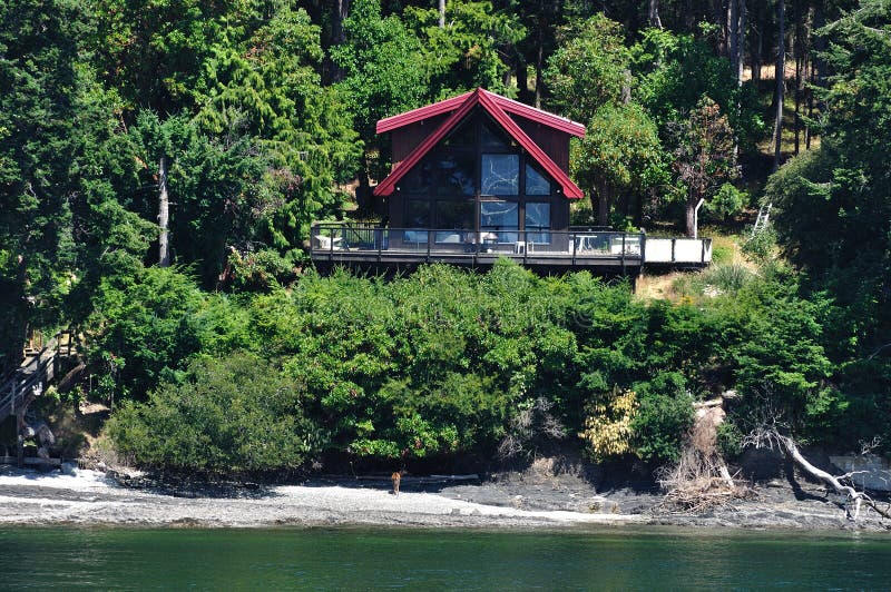 Seaside house stock image. Image of place, relaxing, lodge - 16042127