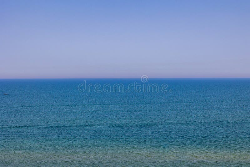 Seaside Landscape Peace and Quiet on a Sunny Warm Day Stock Image ...