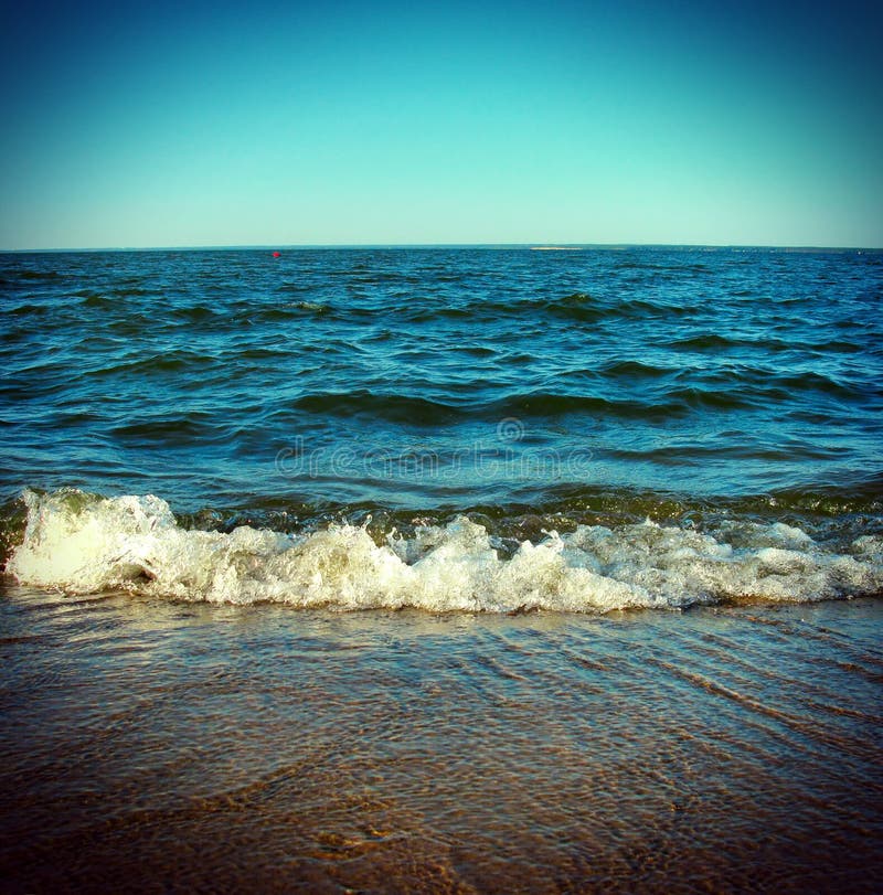 Seaside Landscape stock photo. Image of swirl, scenic - 45865646