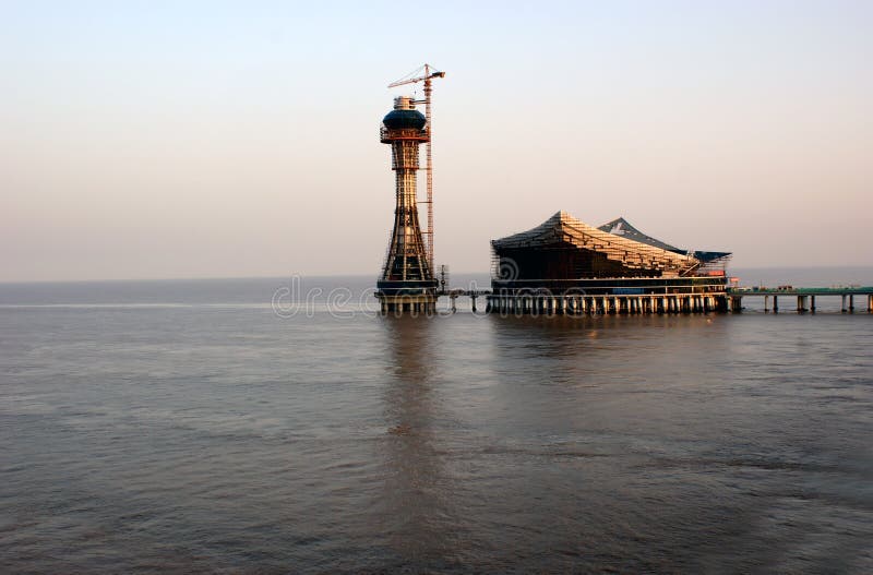 Seaside Lighthouse stock image. Image of buildings, construction - 12692683