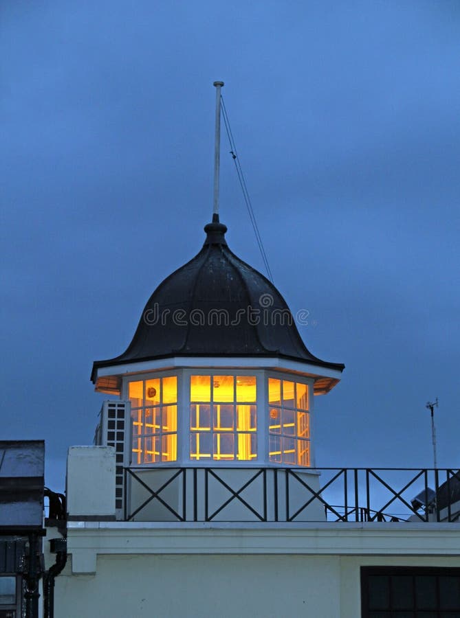 Seaside Lookout Beacon Tower Stock Photo - Image of post, lifeguard ...