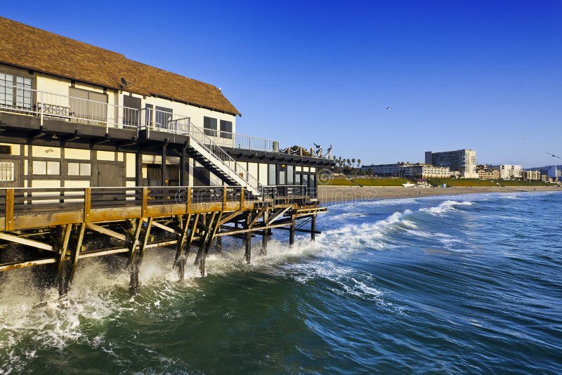 Seaside in Los Angeles stock image. Image of california - 24182817