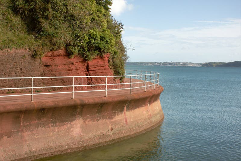 Seaside Promenade stock image. Image of europe, engineering - 21557173