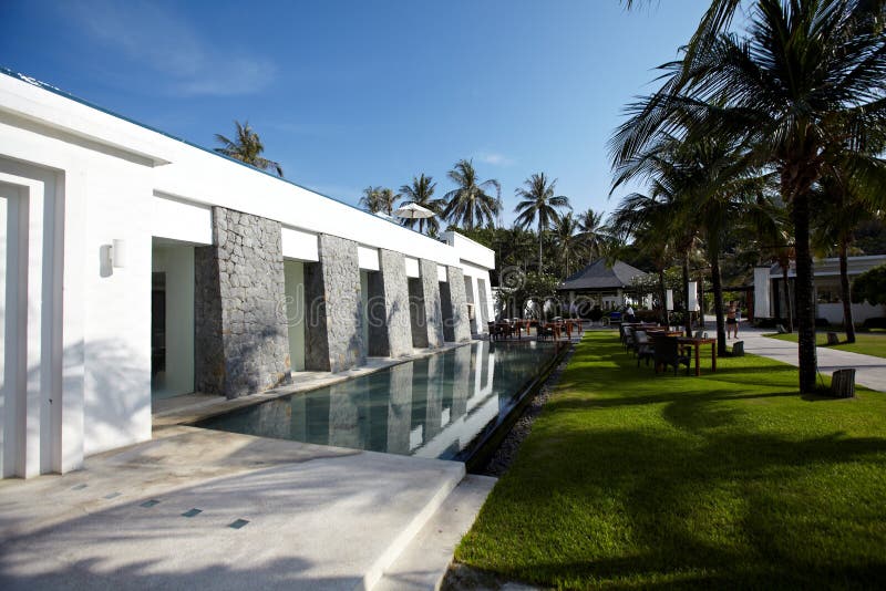 Seaside resort stock photo. Image of recreation, sunny - 40390826