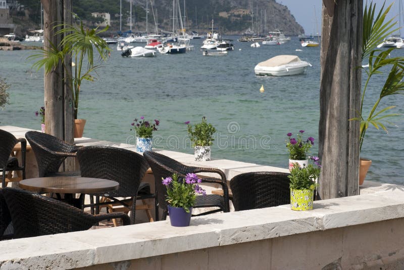 Seaside restaurant stock photo. Image of luxury, tropical - 20430964