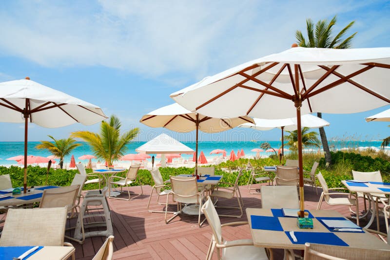 Seaside restaurant stock photo. Image of dining, table - 39046710