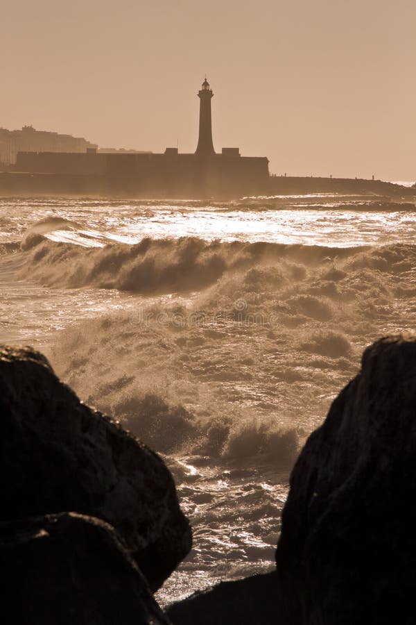 Seaside scene stock image. Image of environment, protect - 18551291