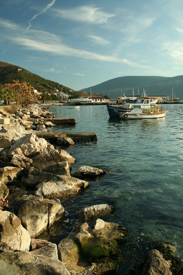 Seaside scene stock image. Image of pier, shore, travel - 7552351