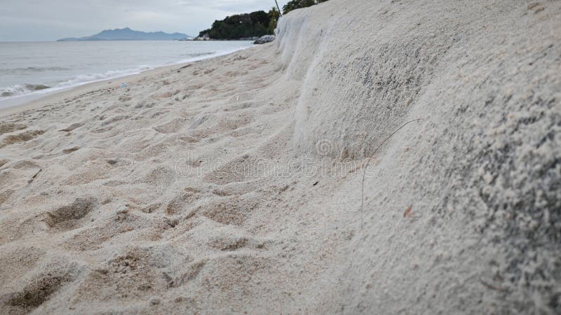 Seaside Scene Around the White Sandy Beach. Stock Photo - Image of ...