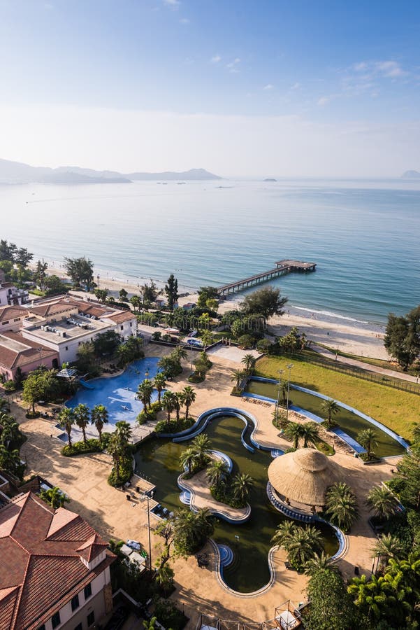 Seaside Town, Beautiful Scenery Stock Photo - Image of sceneryoutdoor ...