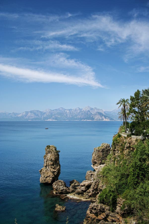 Seaside of Turkey stock photo. Image of rock, holiday - 40346924