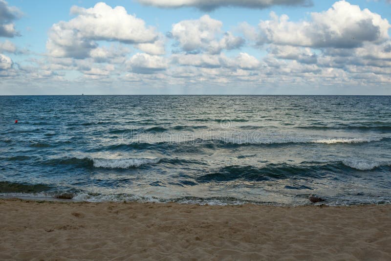 Seaside view before sunset stock image. Image of sand - 77912593