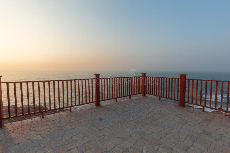 Seaside viewing platform stock photo. Image of summer - 116925166