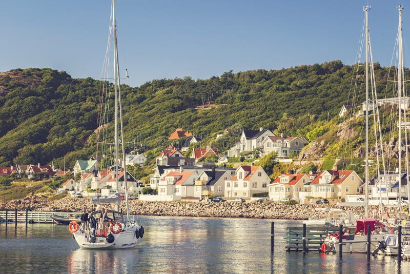 Seaside Village of Molle Sweden Editorial Photo - Image of seascape ...